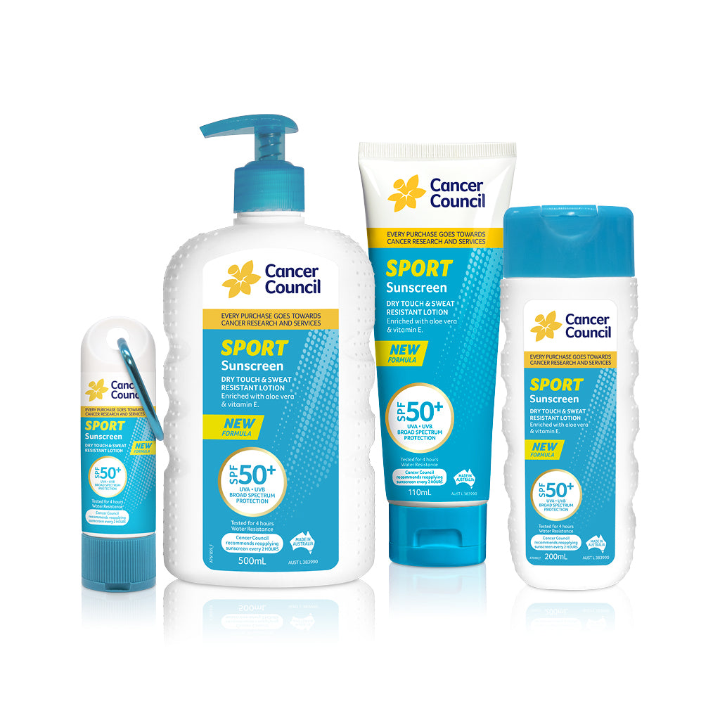 Cancer Council | Sport Sunscreen | SPF50+ Protection – Cancer Council Shop