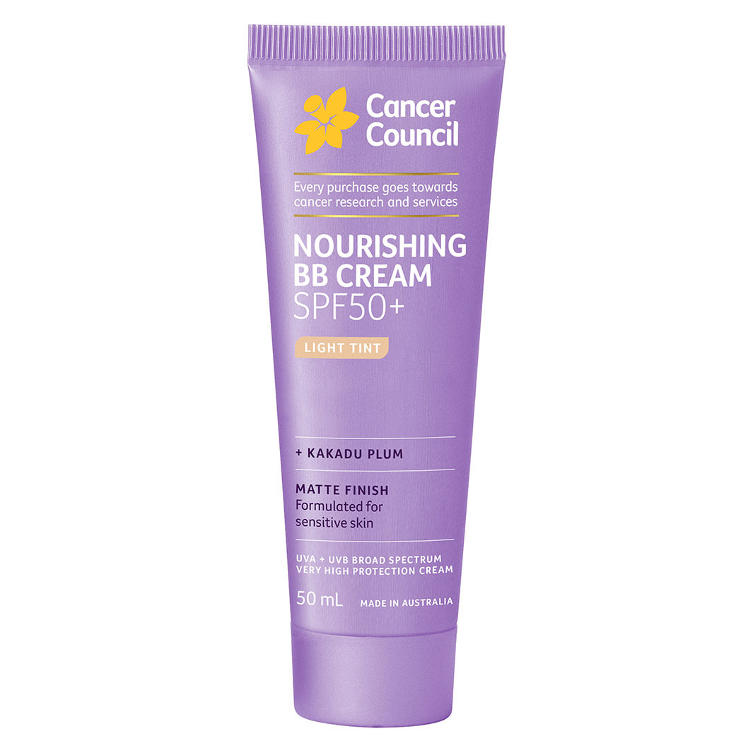 Nourishing BB Cream Light Tint SPF50+ 50ml – Cancer Council Shop
