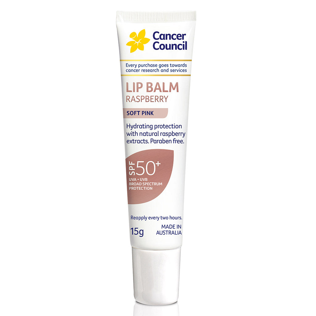Raspberry Lip Balm SPF50+ – Cancer Council Shop