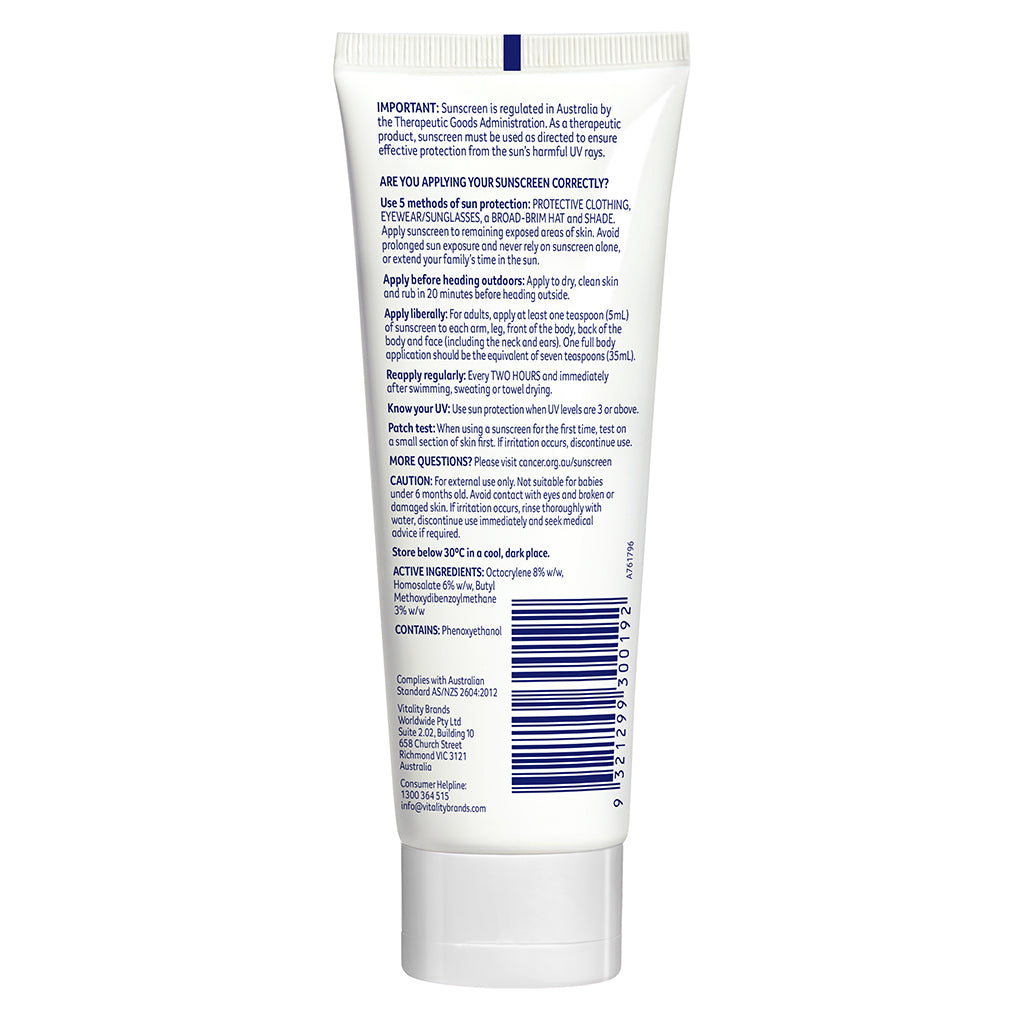 Face Day Wear Moisturiser Water Resistant SPF50+ 75ml – Cancer Council Shop