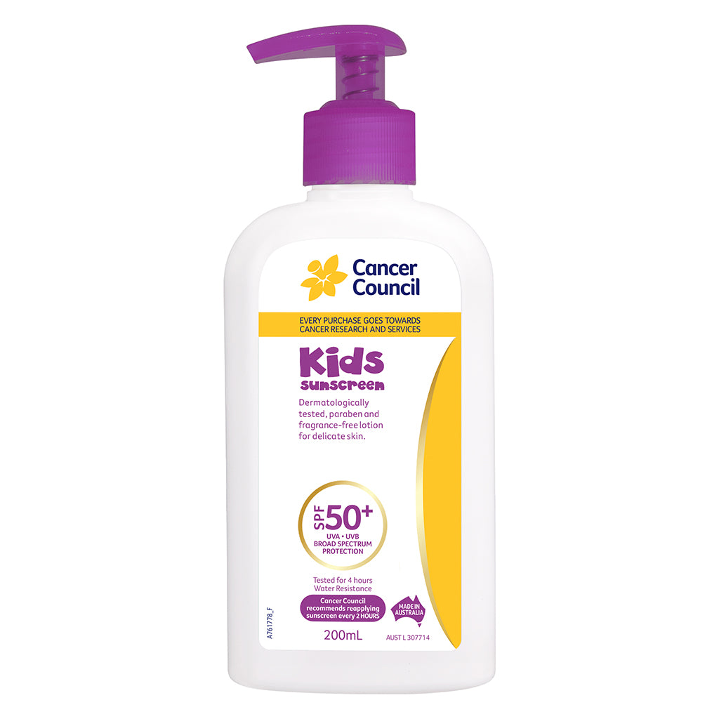 Kids Sunscreen SPF50+ 200ml – Cancer Council Shop