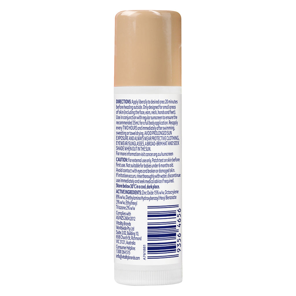 Sport Zinc Stick SPF50+ Tinted – Cancer Council Shop